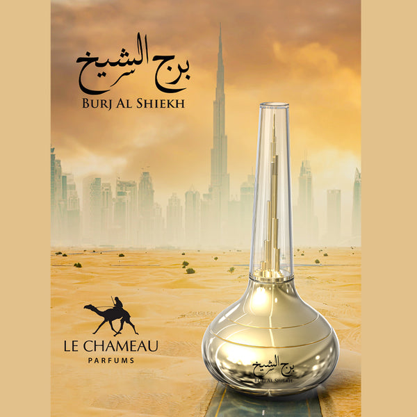 LE CHAMEAU Burj Al Shiekh Eau De Parfum 100ML(Unisex) – Lauren Jay Paris